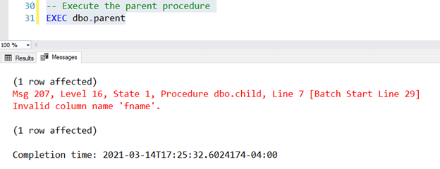 Issues When Using Temporary Tables in Nested Stored Procedures | John ...